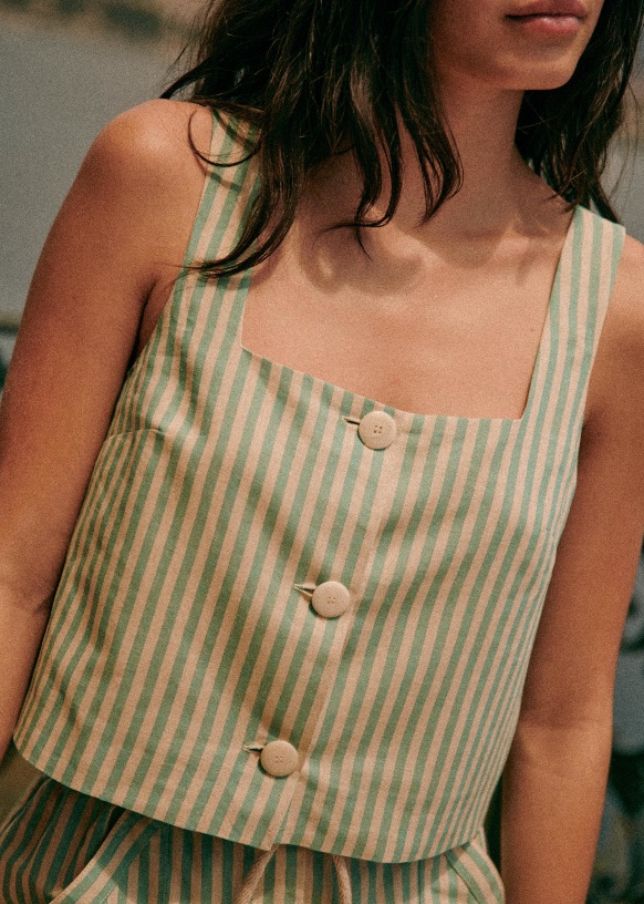 Thelma Top - 70s Boho - Linen - Sézane