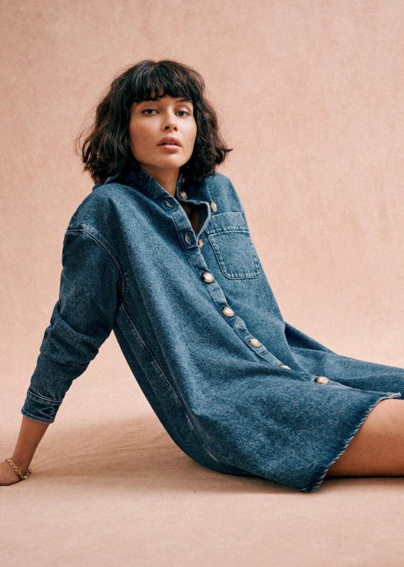 Sofie Dress - Dark Blue - Octobre Éditions