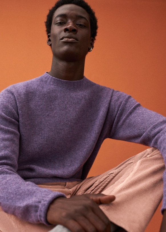 Alex Sweater - Purple - Wool - Sézane