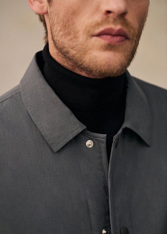 Declan Blouson - Charcoal Grey - Polyamide - Sézane