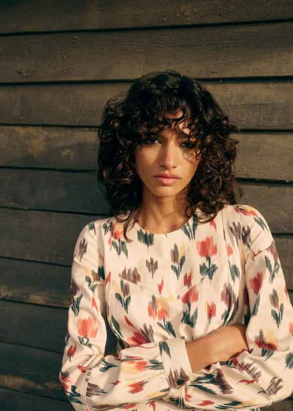 Kleid Hanea - Daliana-Print - Bio-Baumwolle - Sézane