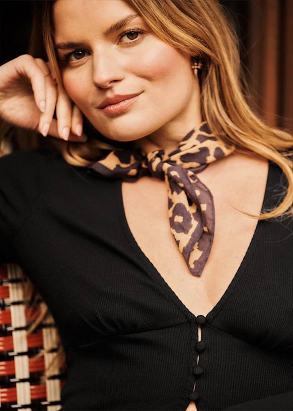 Top Lydia - Noir - Coton biologique - textile biologique - Octobre Éditions