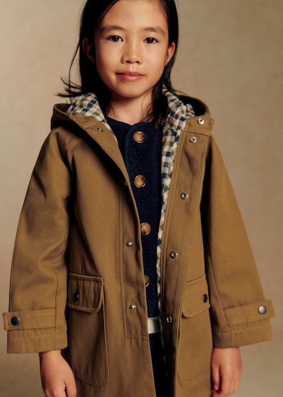 Auguste コート - キャメル - オーガニックコットン - オーガニック織物 - Sézane