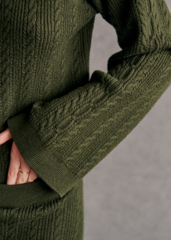 Camilla Jumper Ecru Merino Wool Sézane
