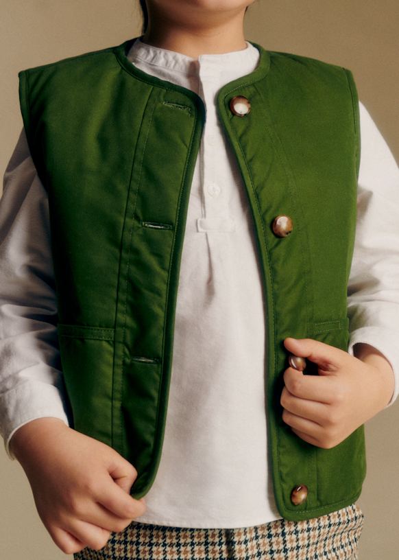 Arno Jacket - Chance Green - Organic Cotton - Sézane