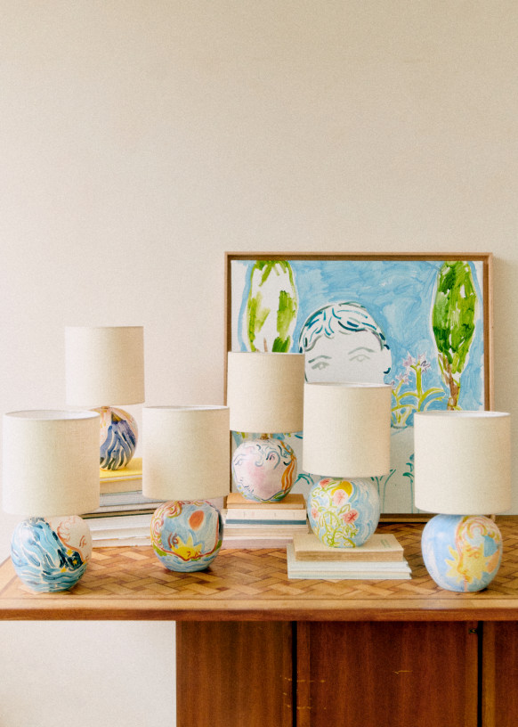 Lampe En Résidence x Jacques Merle - Jardin - Céramique - Sézane