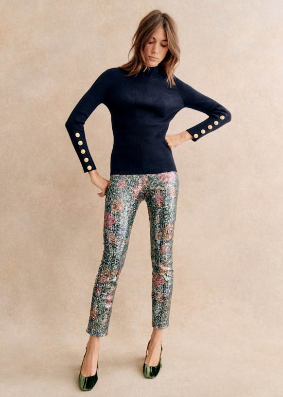 Pantalón Gary - Multicolor - Poliéster - Sézane