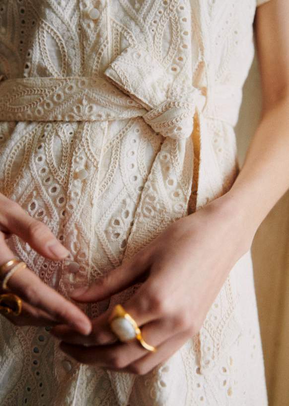 Adèle Dress - Calvi Print - Viscose - Sézane