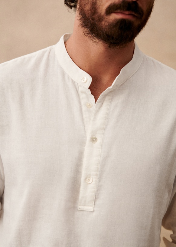 Buster Shirt - Vintage Blue - Cotton - Sézane