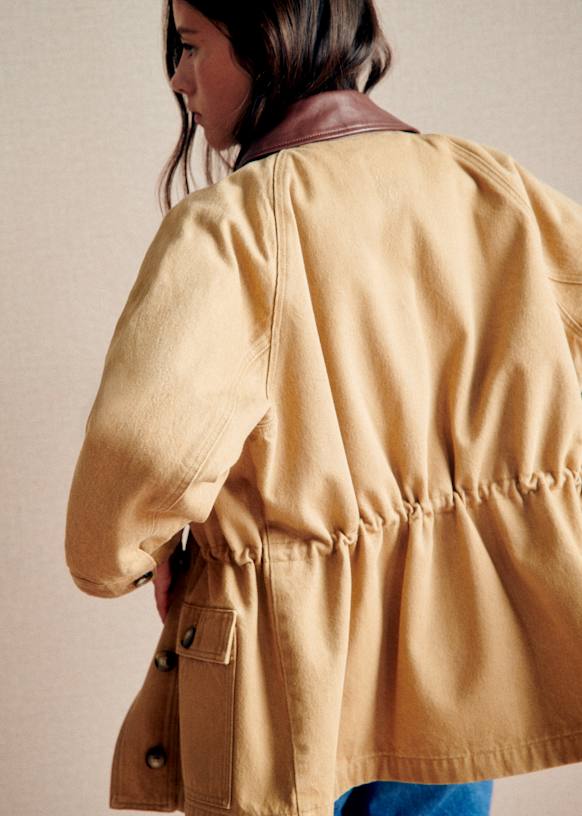 Manteau Edgard - Camel Clair - Coton biologique - textile biologique ...