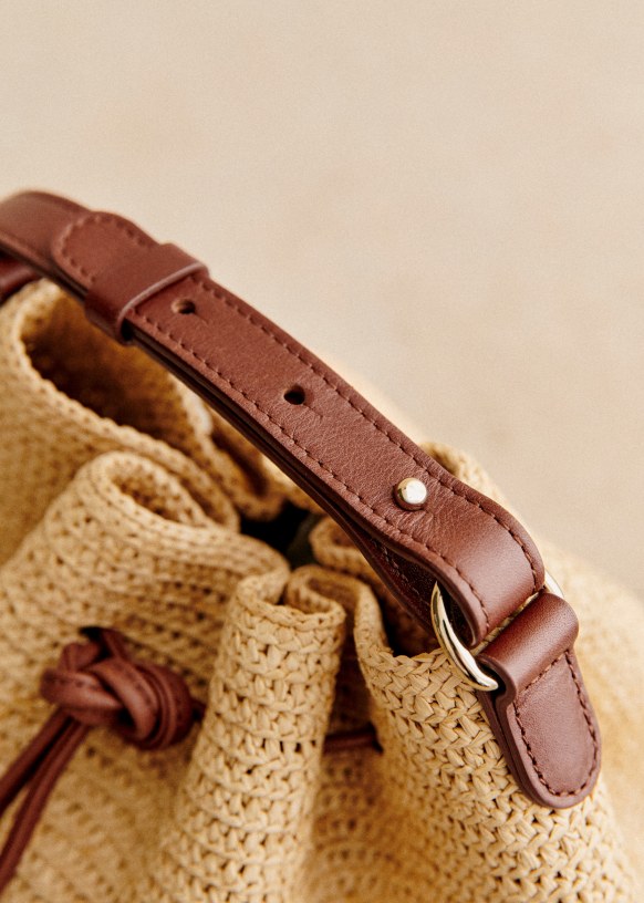 Farrow Bag - Natural Raffia - Raffia - Sézane