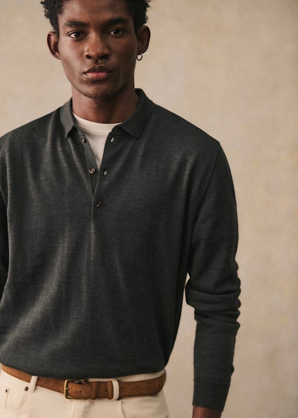 Mike Sweater - Blue - Wool - Sézane