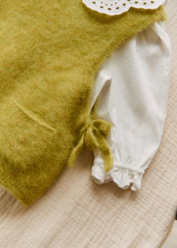 Léandre Jumper - Olive Green - Recycled polyamide - Sézane