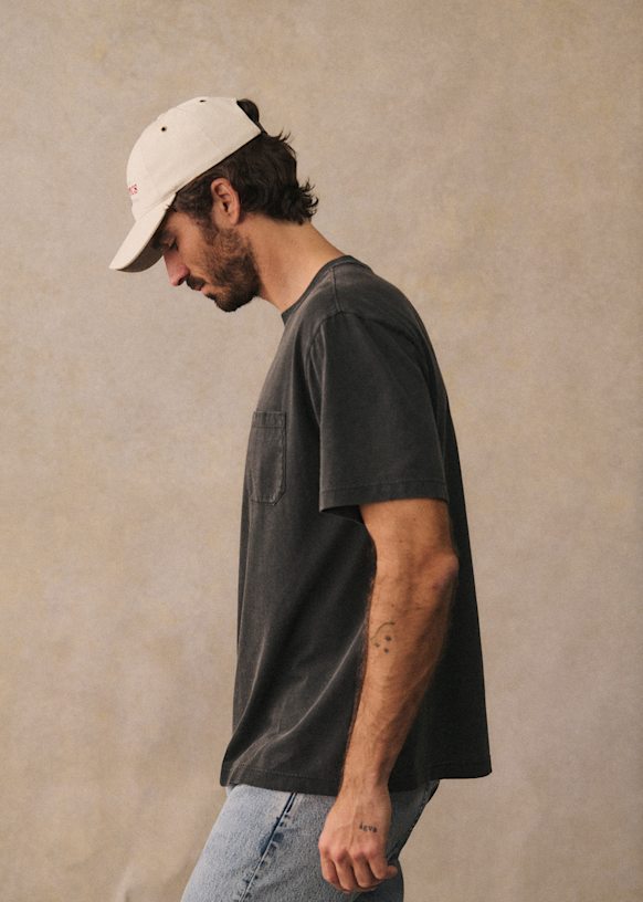 Elgin T-Shirt - Washed Black - Organic Cotton - Octobre Éditions