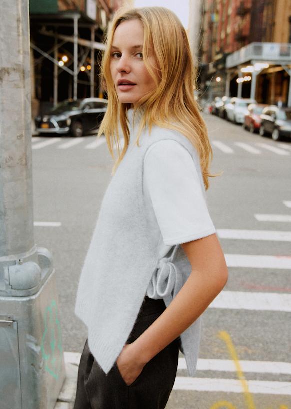 Axel Jumper - Gris Chiné Perle - Baby Alpaca - Octobre Éditions