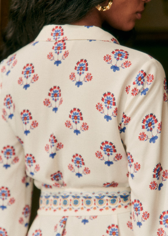 Fernande Dress - Milo print - Recycled viscose - Sézane