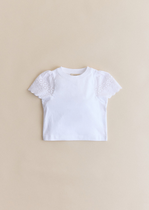 Priya T-Shirt - Sézane x Sea NY - White - Organic cotton - organic ...