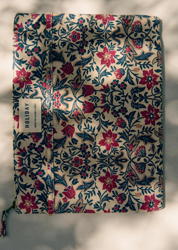 Large Flat Clutch - Sézane x Holiday - Jalna Print - Cotton - Sézane