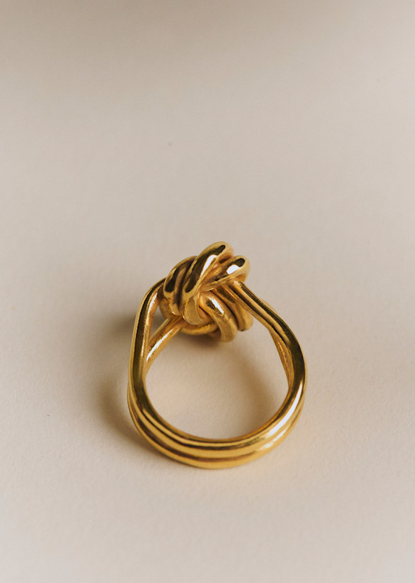 Lucia Ring - Silver - Majority recycled brass - Sézane