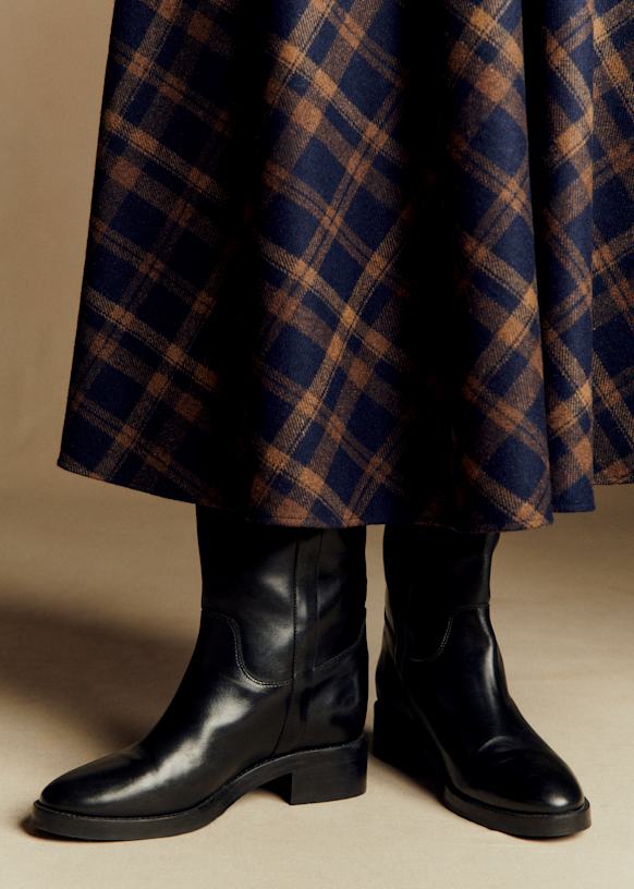 Bridget Knee Boots - Sandstone - Bovine leather - Sézane