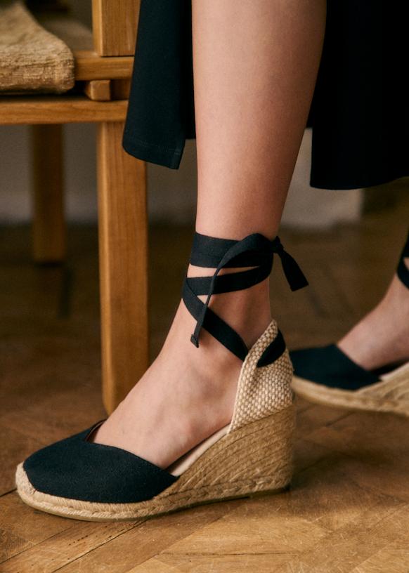 Espadrilles Diane - Ecru Toile - Textile coton - Sézane
