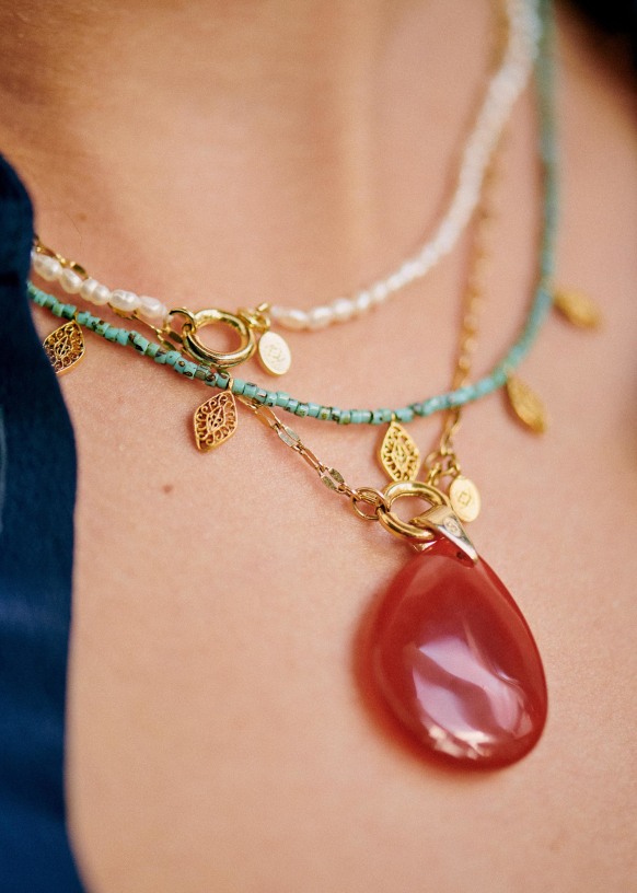 Cléa Charm - Cumin - Semi-Precious Stone - Sézane