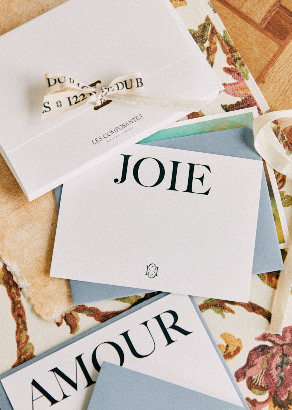 Correspondence set - Words - Paper - Sézane