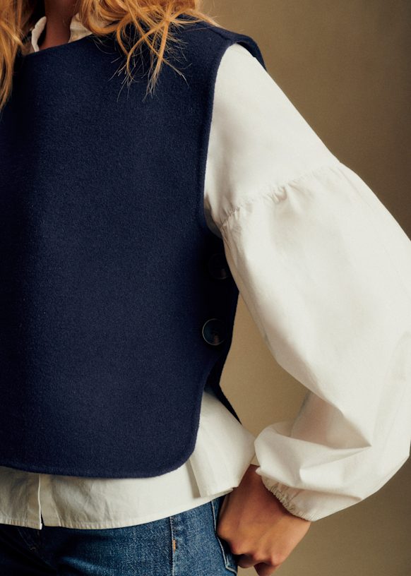 Aaron Jacket - Camel - Wool - Sézane