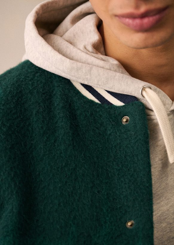 Slate Jacket - Green - Wool - Sézane