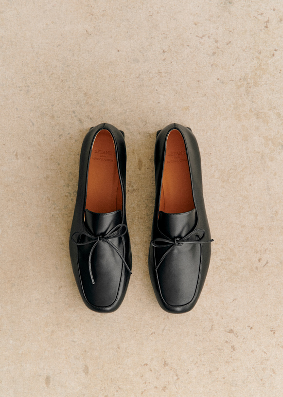 Rita Loafers - Sézane x MDLO - Smooth Black - Smooth ovine leather - Sézane