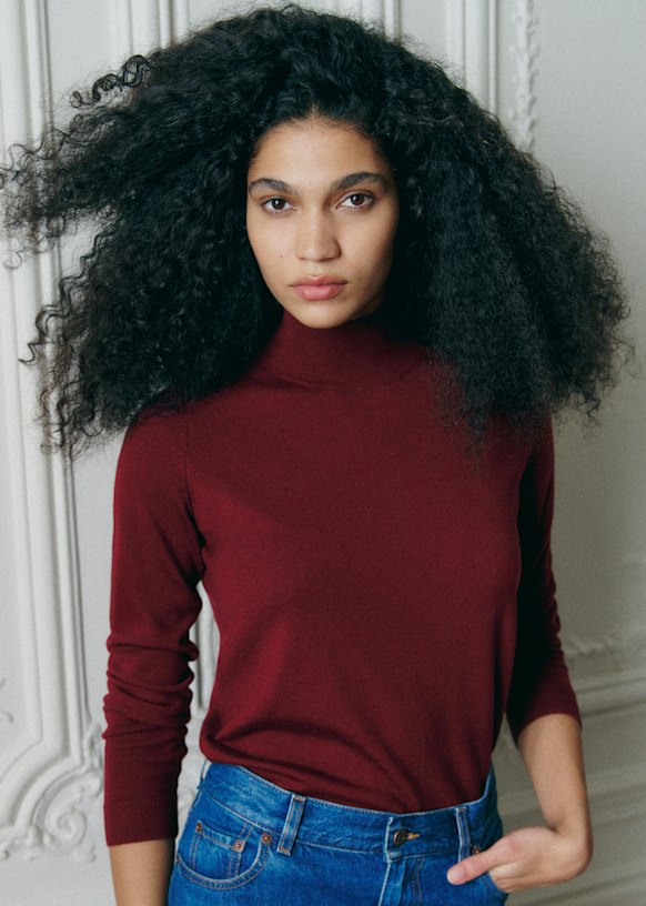 Pullover Jacob - Perfektes Grün - Merinowolle - Octobre Éditions