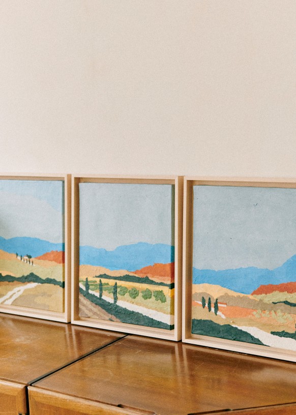 Toile François Ardouvin - Les chemins blancs - Petit Modèle - 9h43 ...