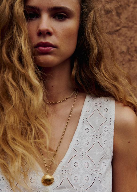 Noor Blouse - Caltha Ecru - Organic Cotton - Octobre Éditions