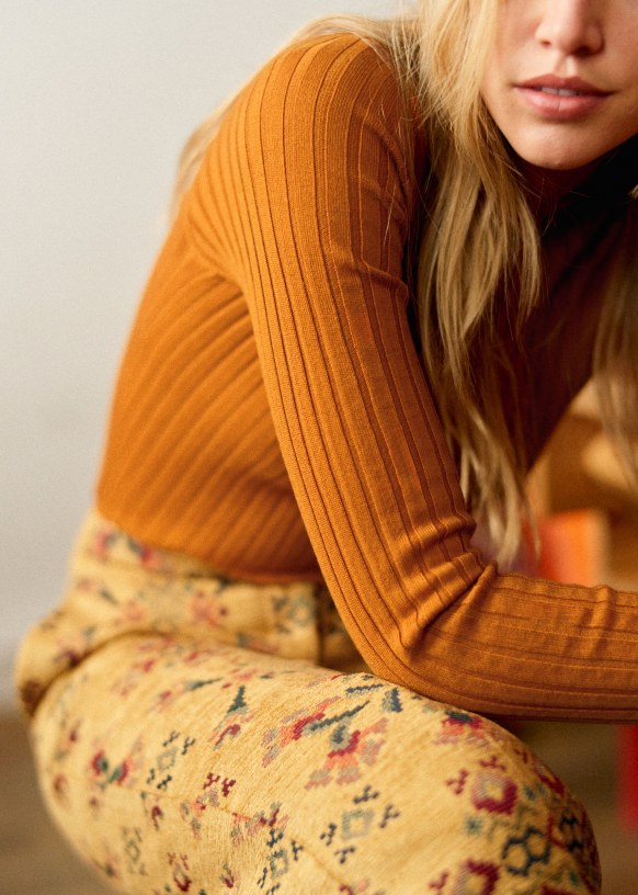 Charly Jumper - Ochre - Merino Wool - Octobre Éditions