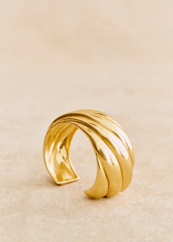 Emile Bracelet - Gold - Majority recycled brass - Sézane