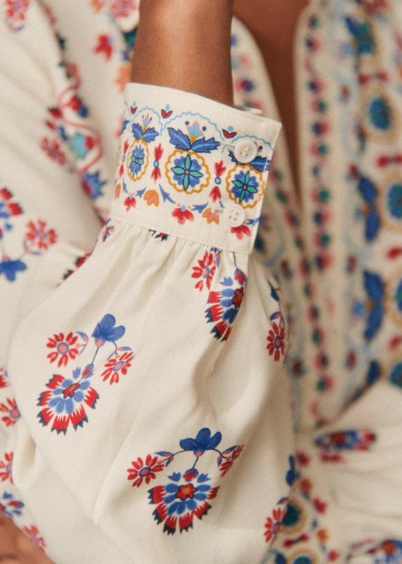 Fernande Dress - Milo print - Recycled viscose - Octobre Éditions