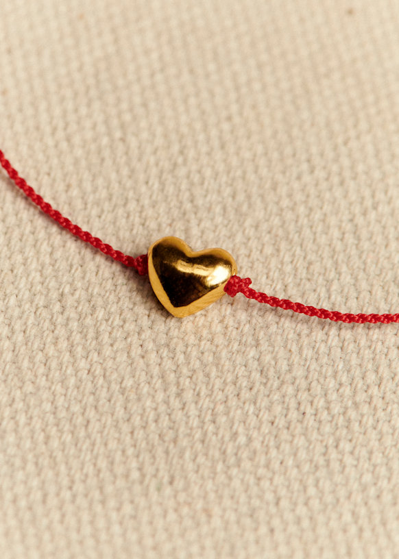 Pulsera Astrid - Rojo dorado - Latón reciclado en su mayoría - Sézane