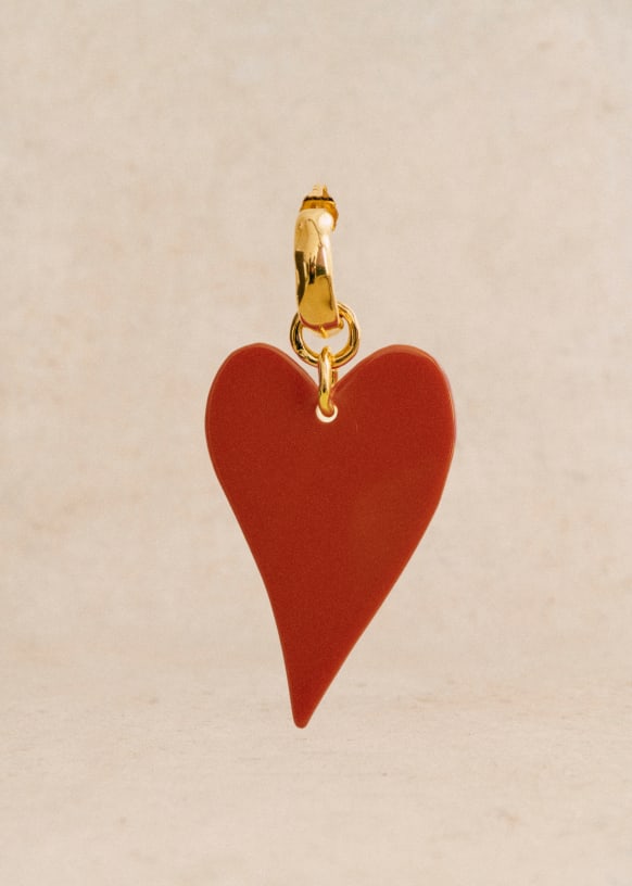 Heart Earrings - Sézane x Pangea - Gold - Brass - Sézane