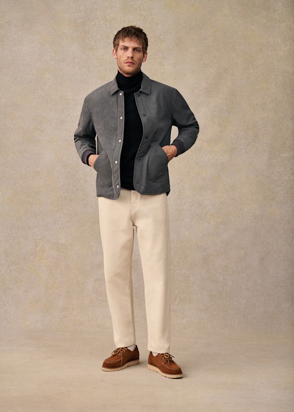 Declan Blouson - Charcoal Grey - Polyamide - Sézane