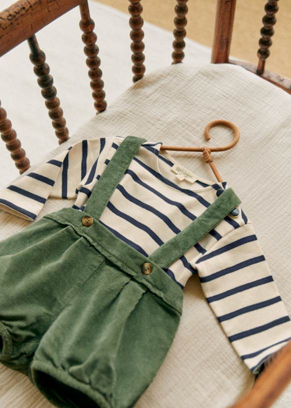Georgio Bloomer - Chance Green - Organic cotton - organic textile - Sézane