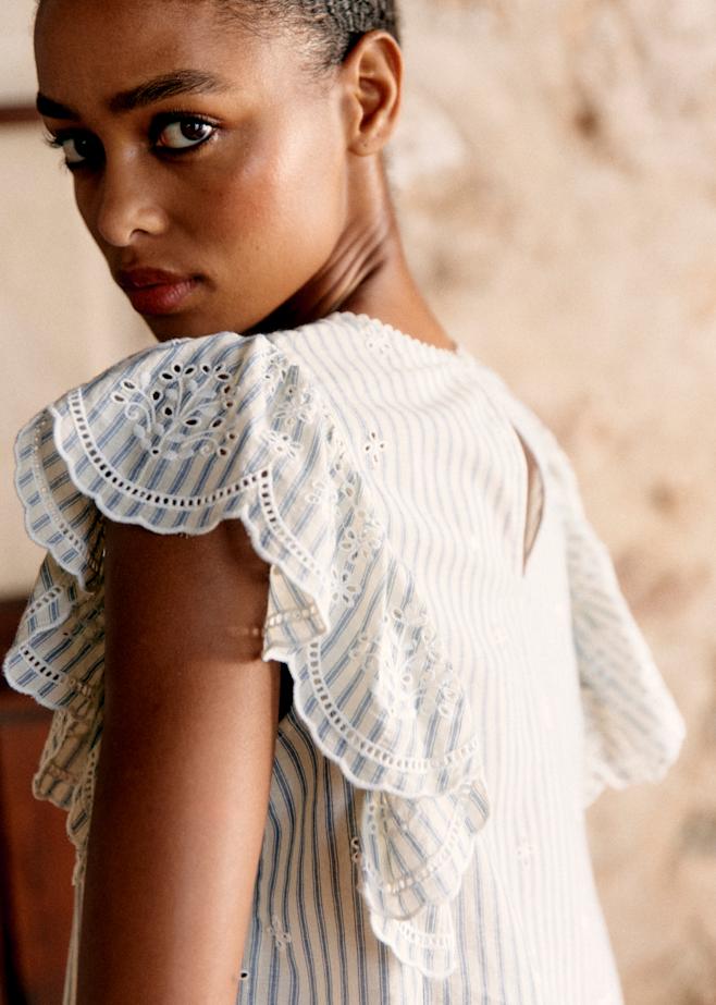 Lace & Embroidery, Shirts & Blouses , Shop | Sézane