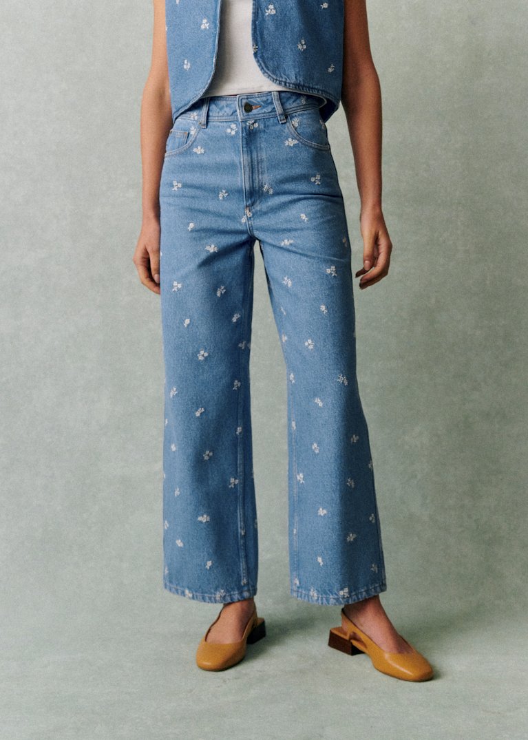 High waisted, slim-fit and straight leg Trousers & Jeans | Womenswear ...