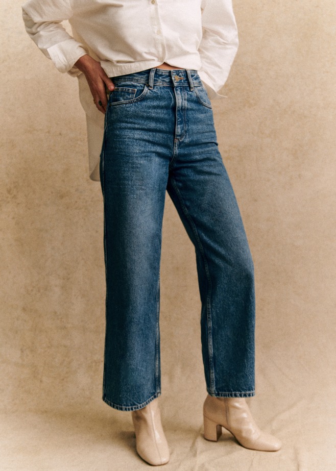 Trousers & Jeans: high waisted, slim-fit, straight leg | Women's ...